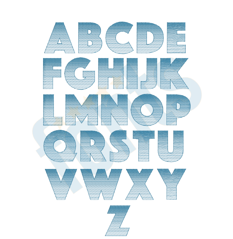 BX Sketch-Top Gradient-Block Embroidery Font 2" – 5StarFonts